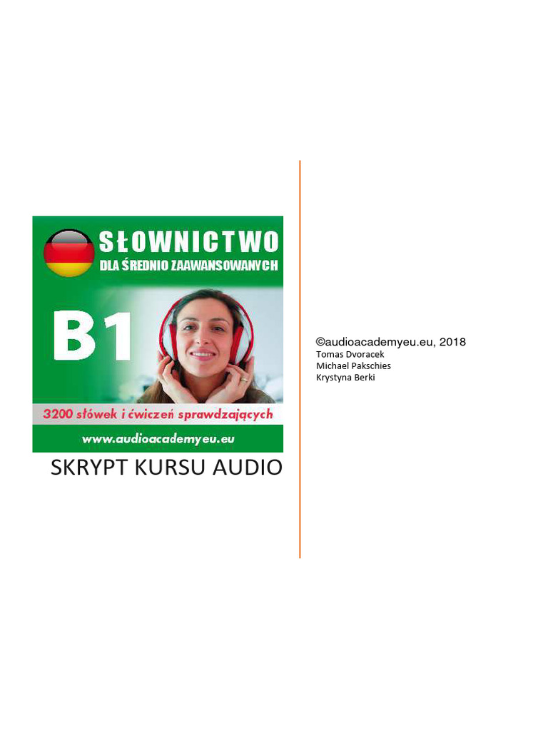 Skrypt Słow Niem B1 | PDF