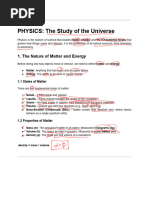 Physics Grade 12 Notes | PDF