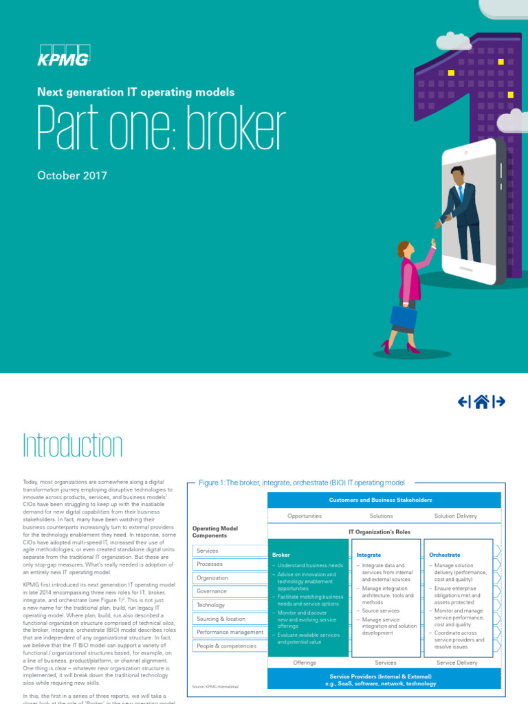 Next Generation It Operating Models Part One Broker | PDF | Strategic ...