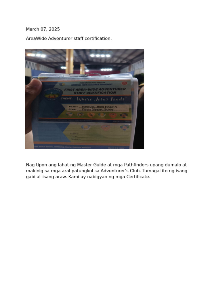 Adventurers Club | PDF