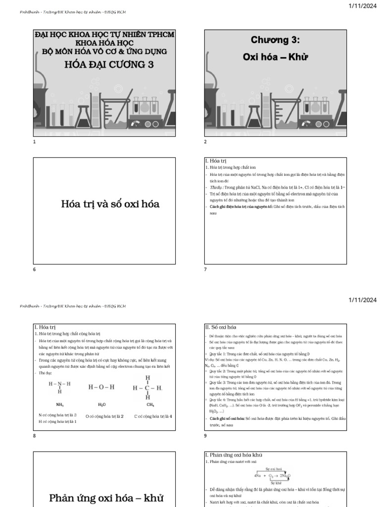 Oxi Hóa - KH | PDF