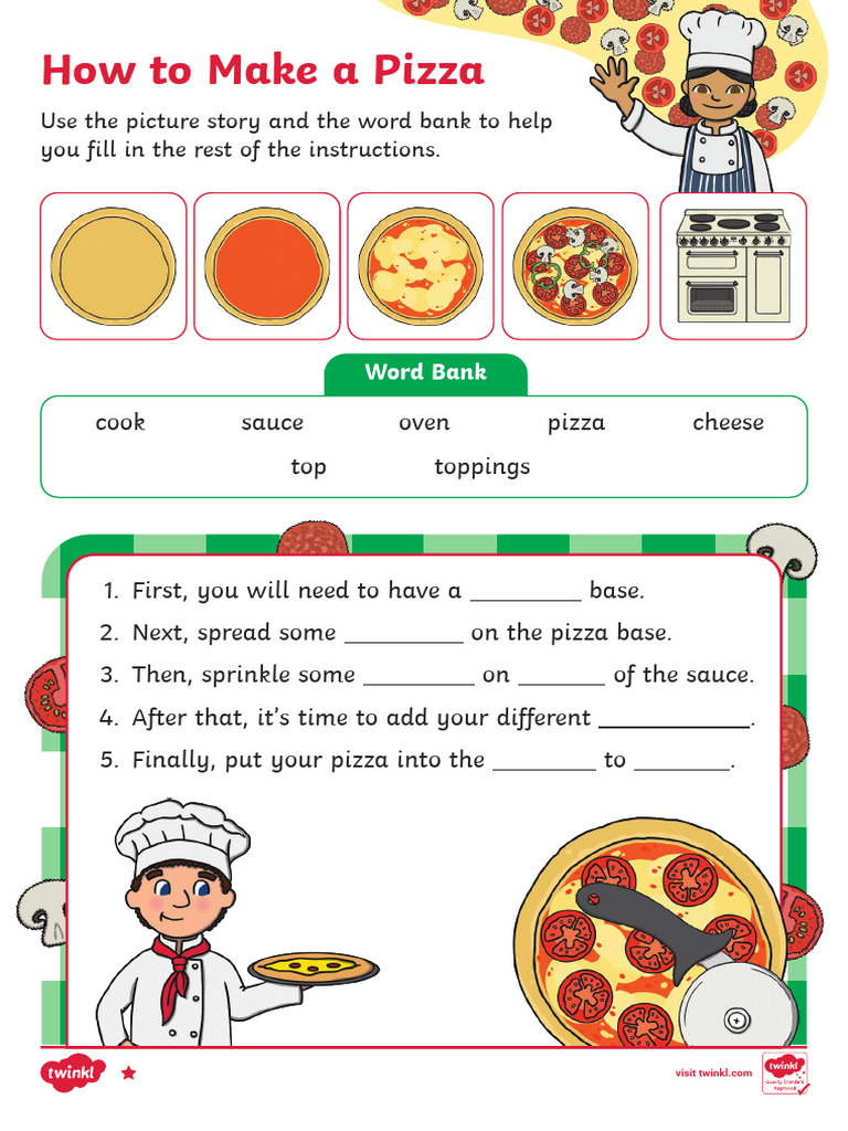 T TP 1667814060 How To Make A Pizza Differentiated Instruction Writing ...