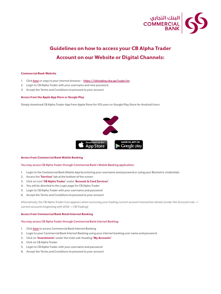 Guidelines On How To Access Your Trading-English | PDF | Google Play ...