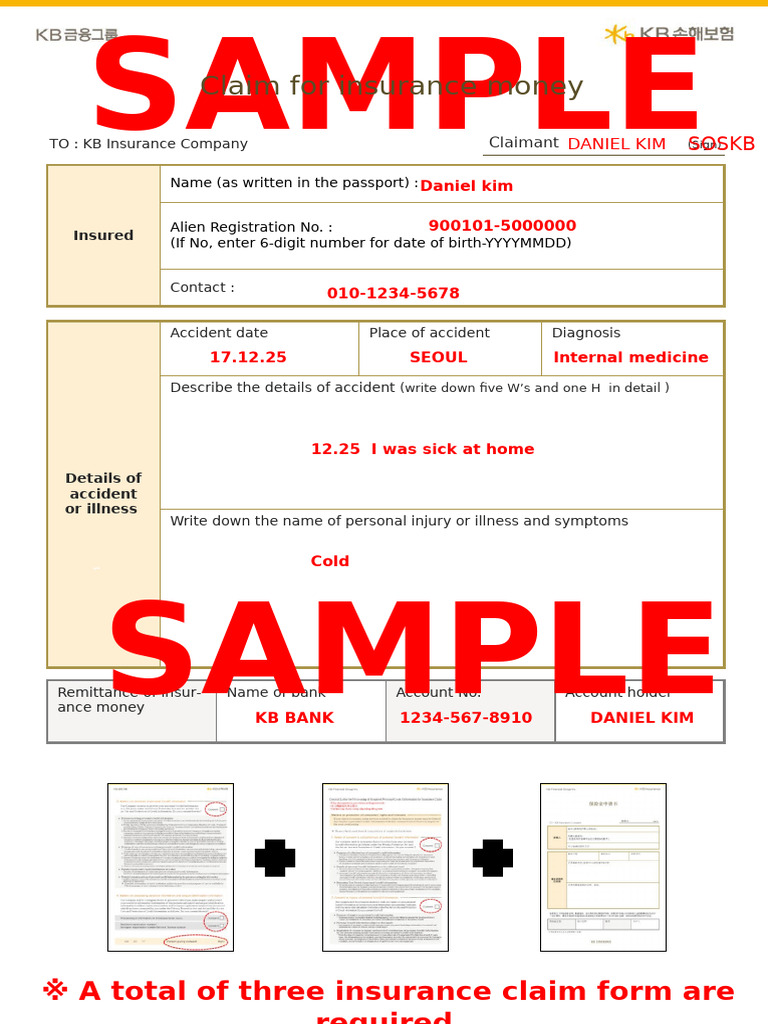 Insurance Claim Form | PDF | Insurance | Money