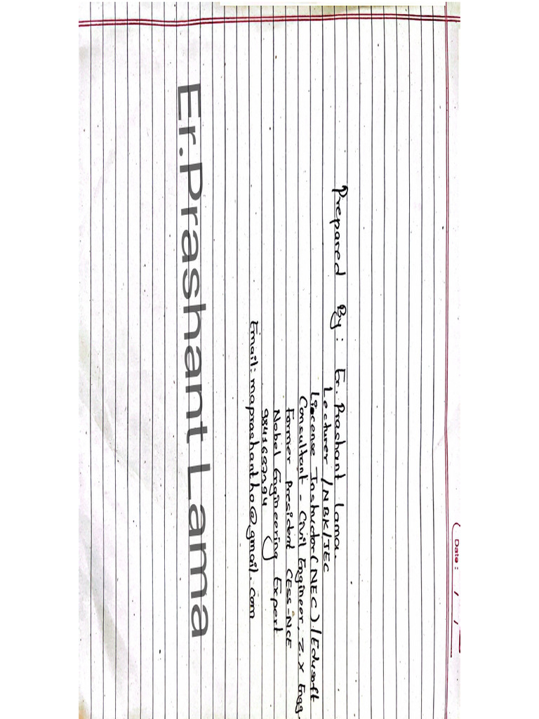 Hydraulics Note of Prashant Sir | PDF