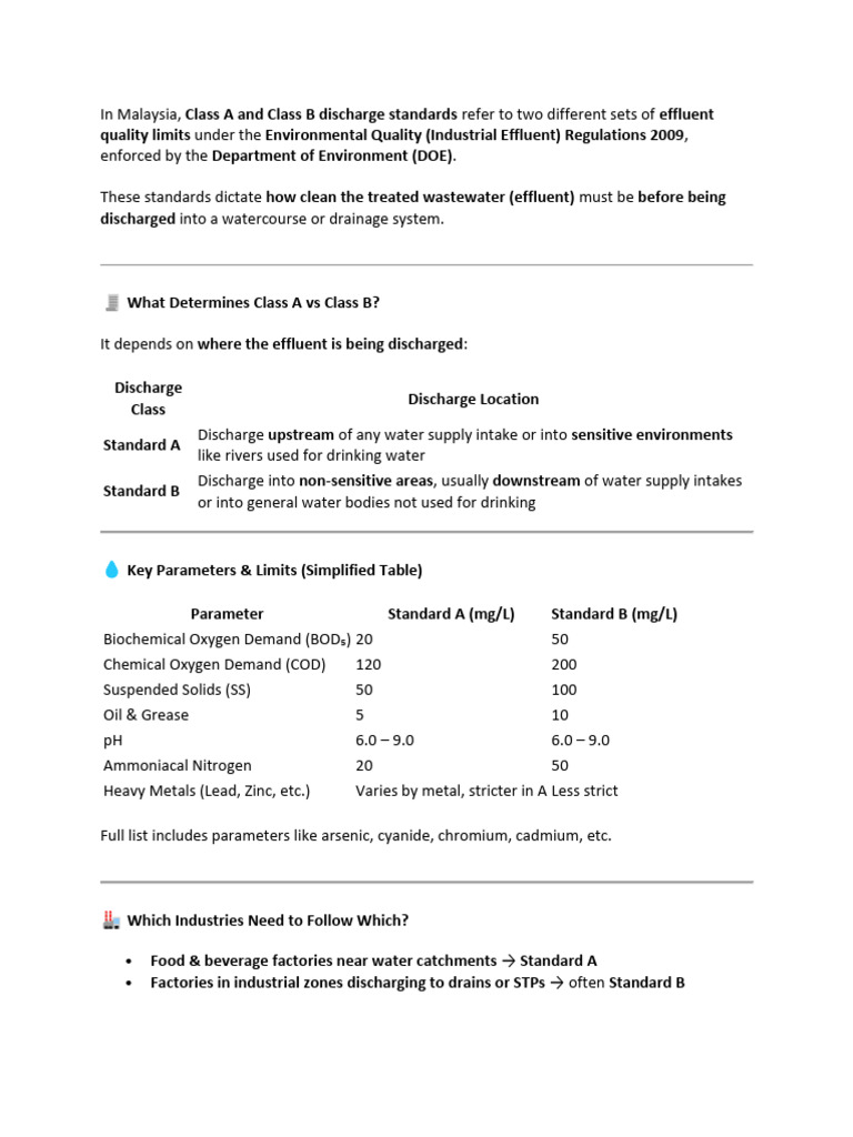 DOE Class A & B | PDF