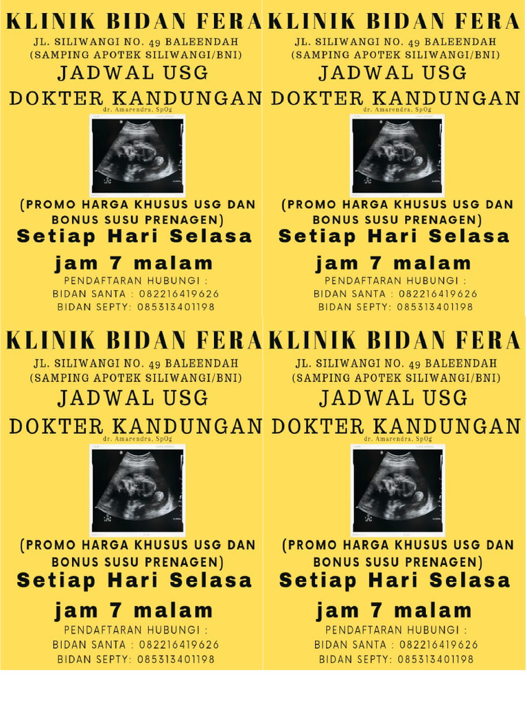 Jadwal Dok | PDF