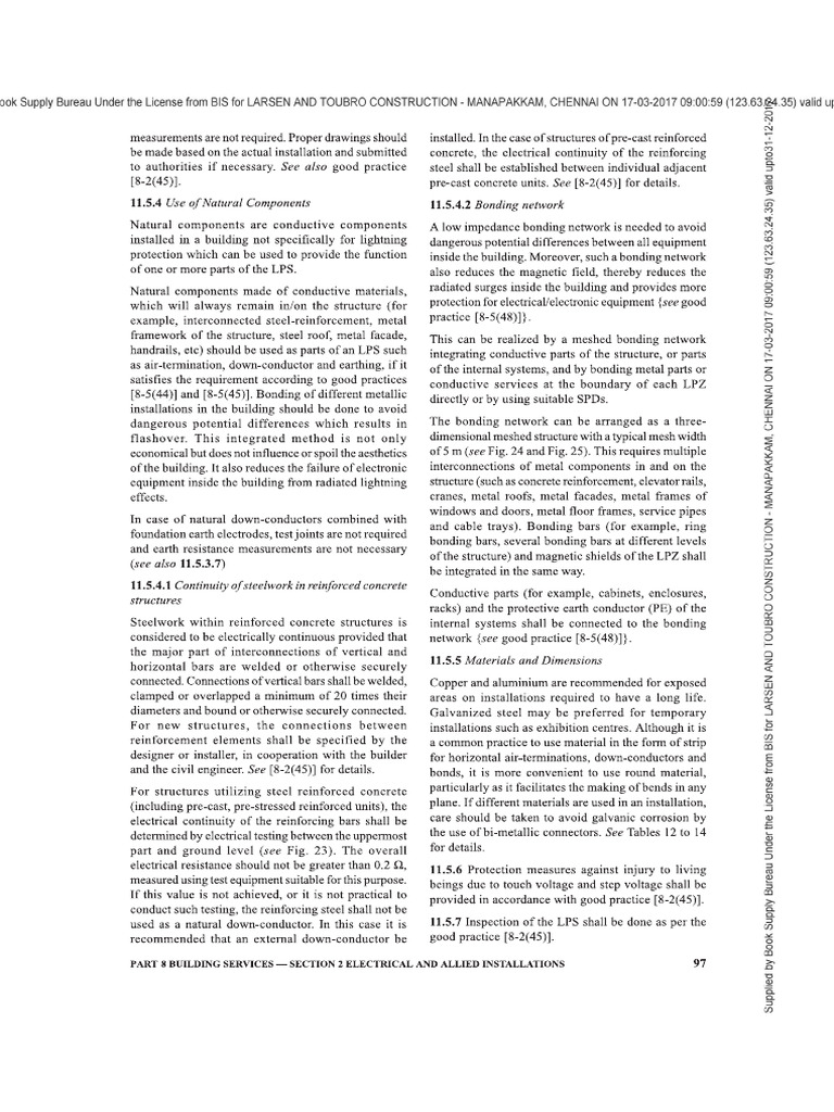 NBC Extract Resistance of Natural Conductor | PDF