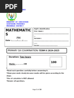 Math p6 Questions From Nesa | PDF | Area