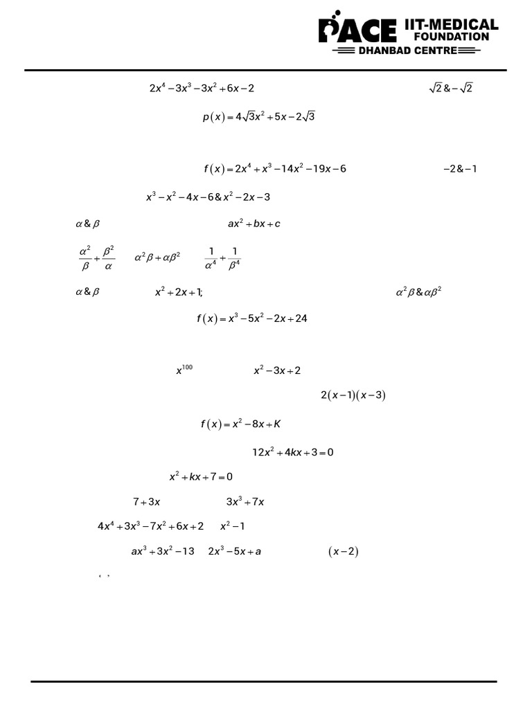 Polynomials DPP | PDF