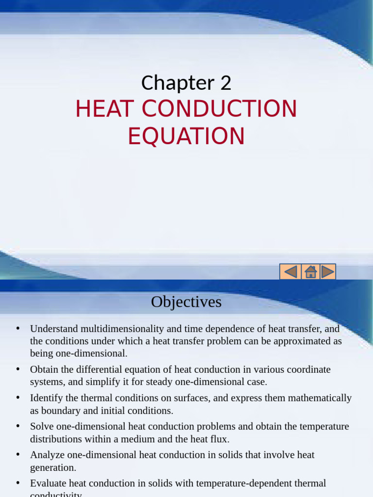 Heat 4e Chap02 Lecture | PDF | Thermal Conduction | Heat Transfer