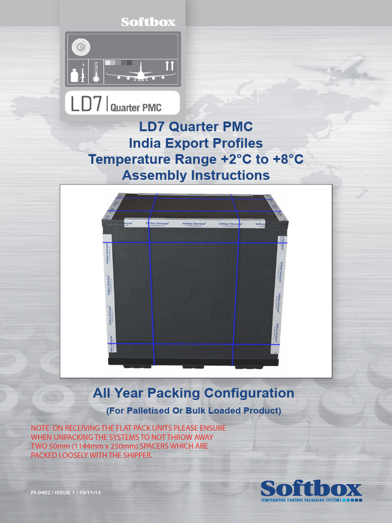 Silverpod LD7 Quarter PMC (Chilled 2-8) Packing Configuration ...