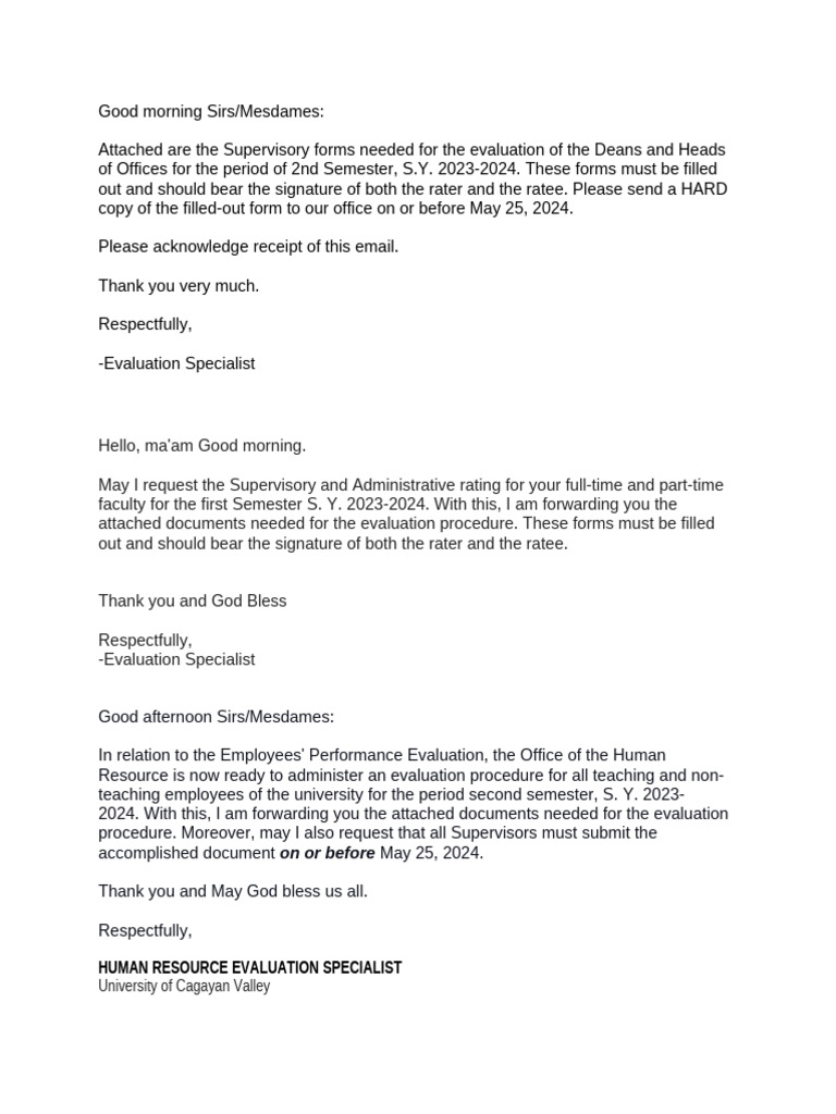 Sample Letter | PDF