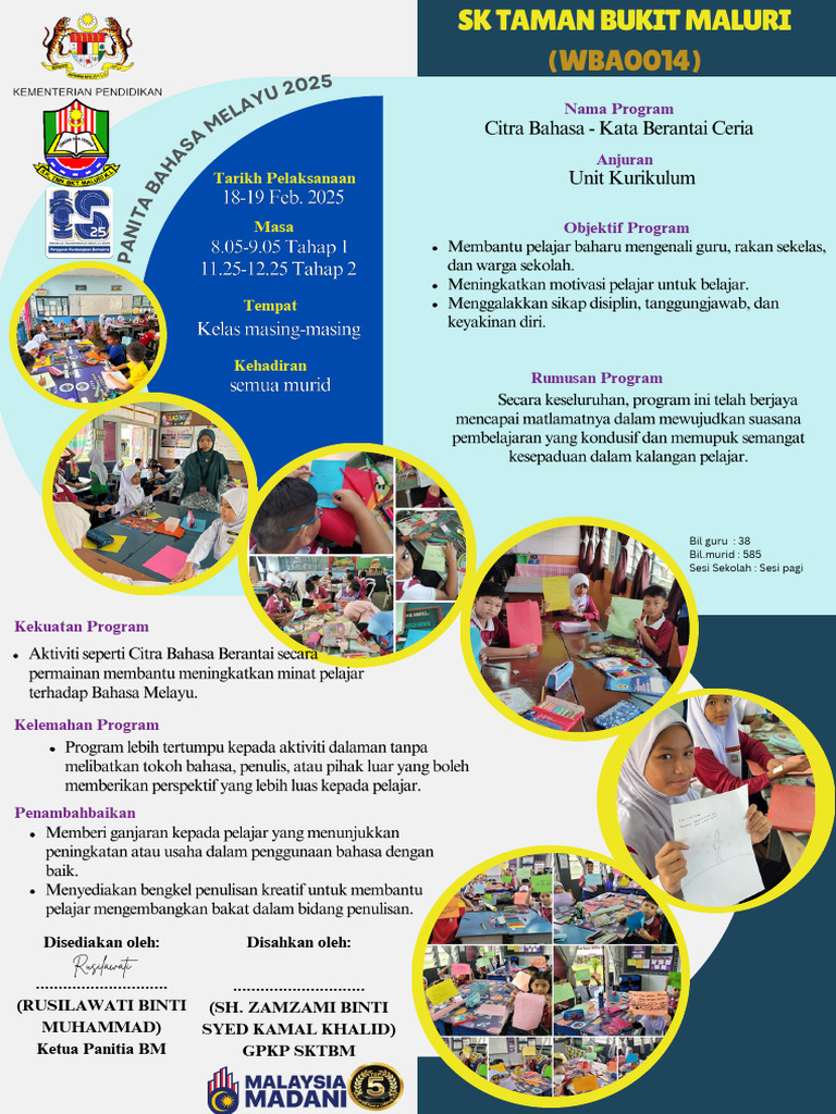 Opr Minggu 1 2025 Panitia BM | PDF