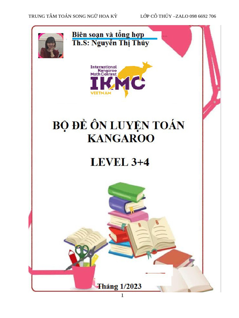 THÚY- BỘ ĐỀ ÔN LUYỆN IKMC- K3+4-HS | PDF