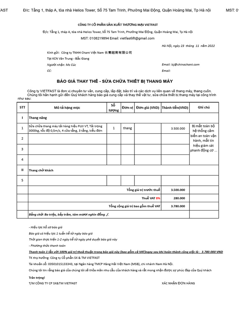 BGSC - 2022 Form - Khay Va Cam Bien | PDF