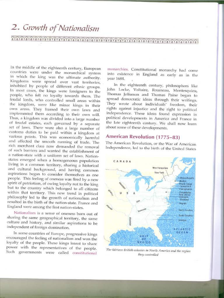 Ocr Growth of Nationalism | PDF | Napoleon | Nationalism