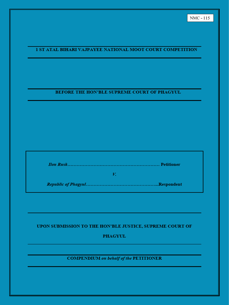 Abvsls Compendium (Petitioner) | PDF | Common Law | Judiciaries