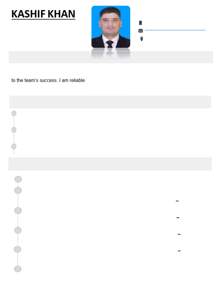 CV Kashif Khan (English Teacher) in PDF | PDF | Teachers | English Language