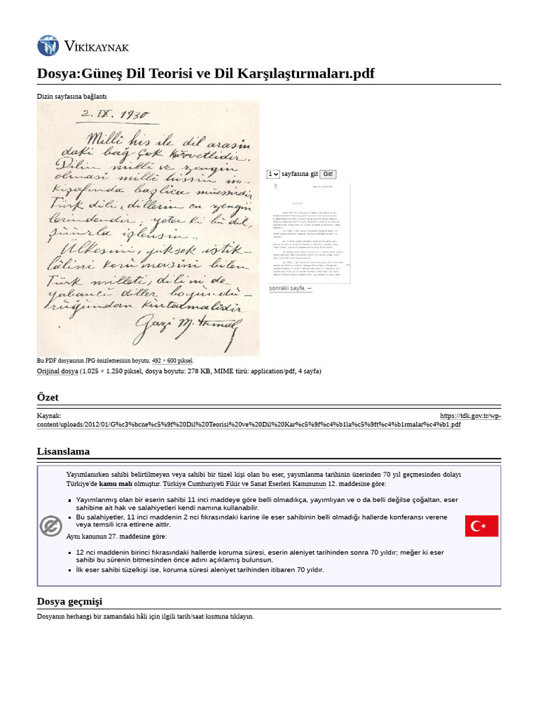 Güneş Dil Teorisi Ve Dil Karşılaştırmaları | PDF