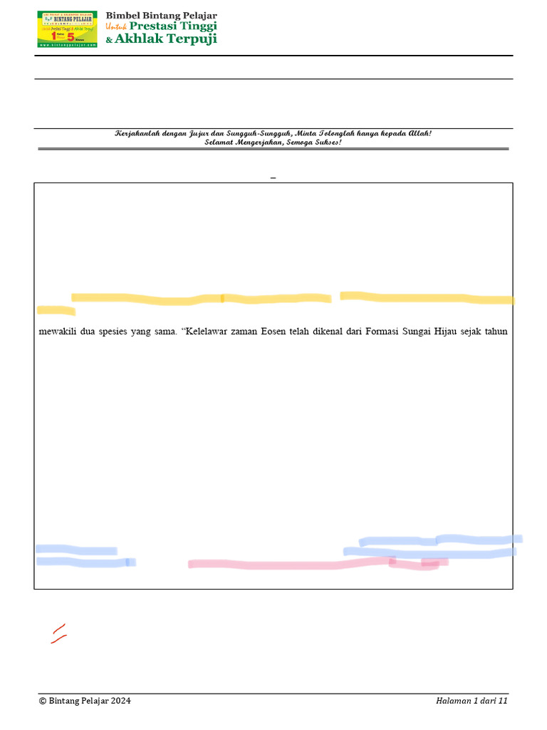 TOKER AKM - 12 SMA (Literasi Membaca) (Layout) TA 23-24 | PDF