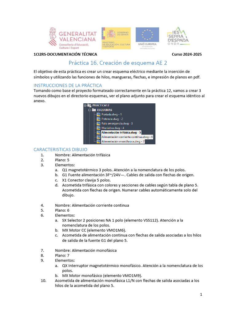 P16 - Diseño Esquema 2 Con Planos | PDF