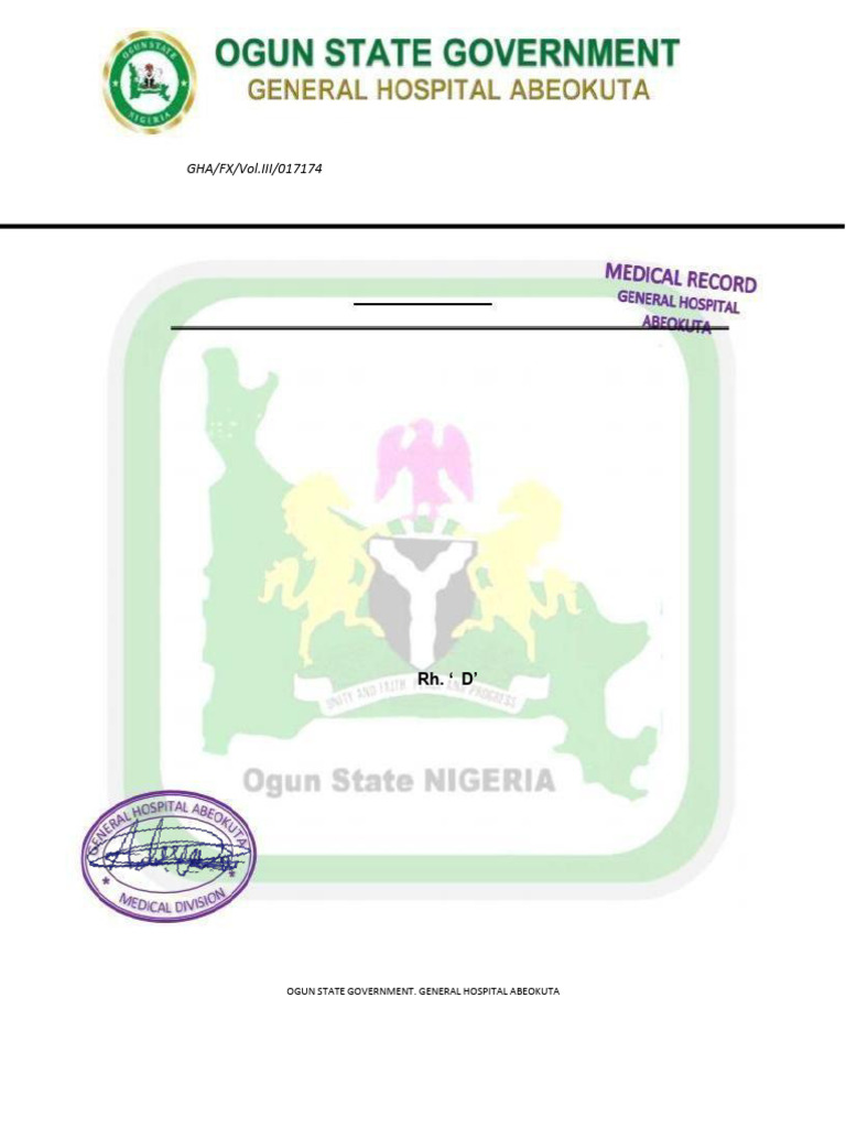 Medical Certificate of Fitness for NYSC | PDF