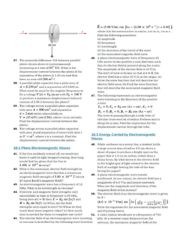 EM Waves Prac | PDF