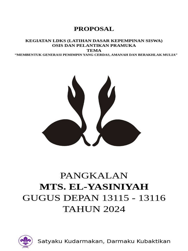 Proposal Pramuka Elyas | PDF