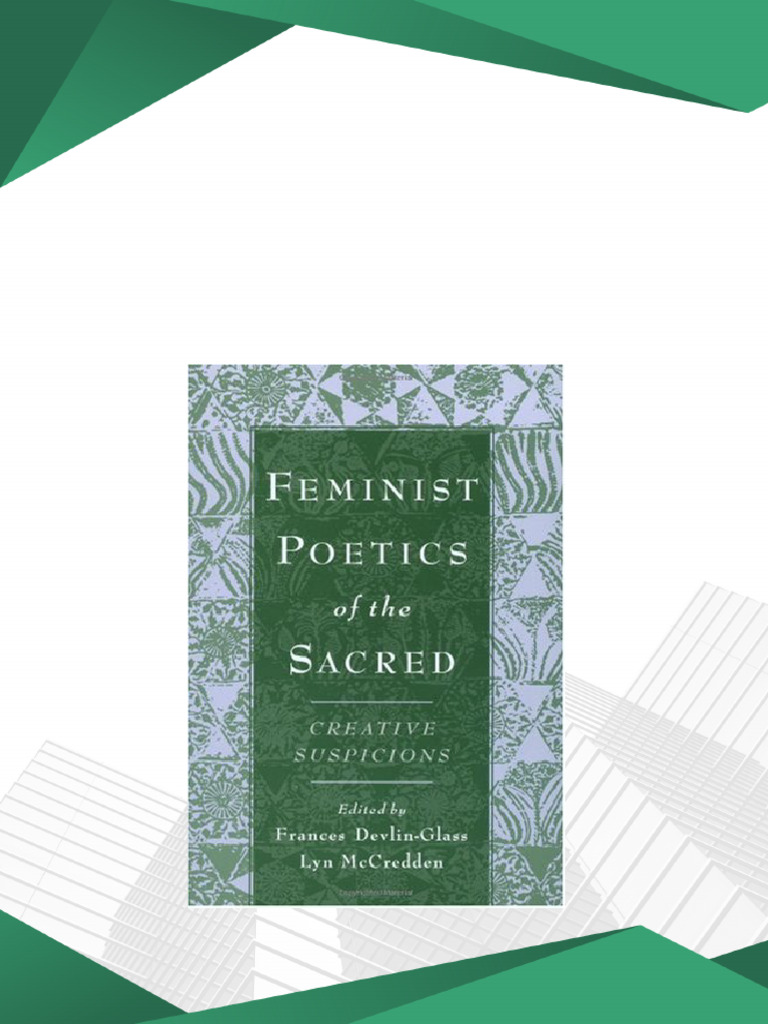 Feminist Poetics of the Sacred Creative Suspicions American Academy of ...