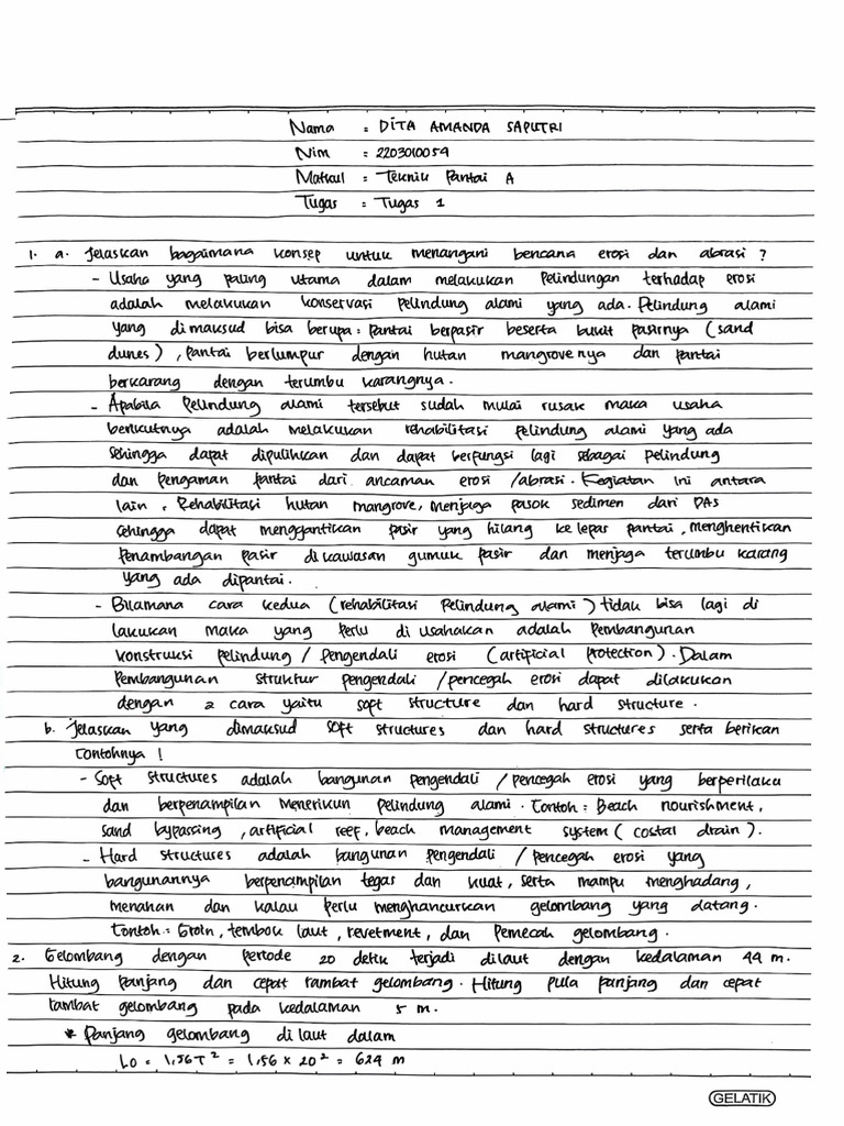 Tekpan - Tugas 1 - Dita | PDF