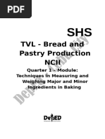 MODULE 2 Basic Principles in Baking and Pastry | PDF | Baking Powder ...