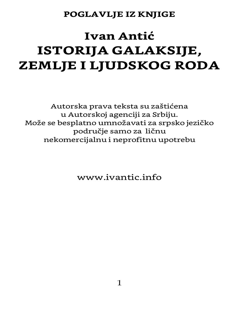 Ivan_Antic_Vrste_vanzemaljskih_bića_na_Zemlji | PDF