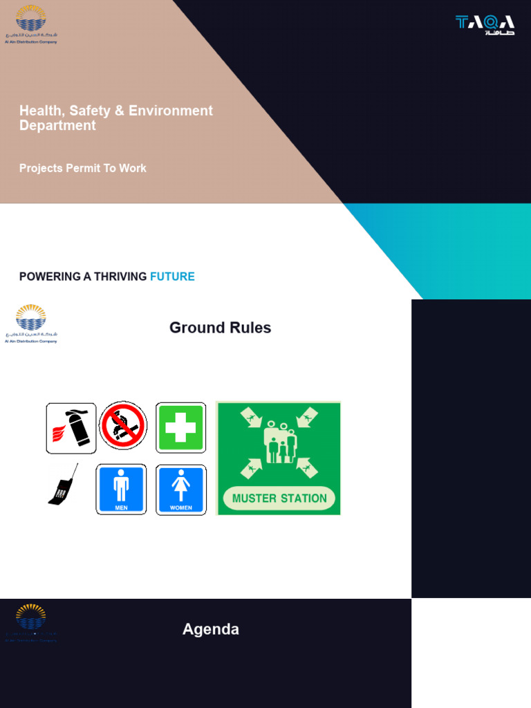 Capital Projects Permit to Work Guide | PDF | Risk Assessment | Risk