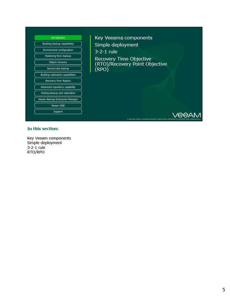 Cours de Formation Veeam | PDF | Virtual Machine | Backup