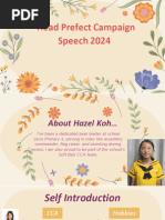 Application For Position of Class Prefect | PDF