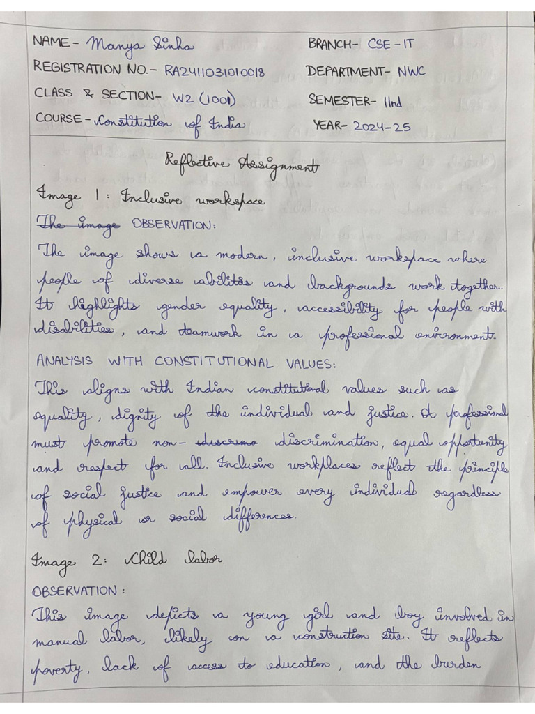 Manya Sinha, RA2411031010018, COI Assignment | PDF