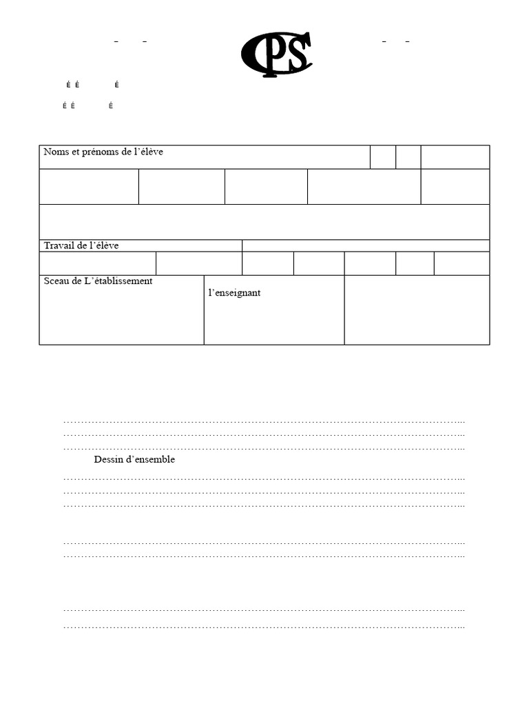 Epreuve de Dessin Ee1 | PDF | Dessin