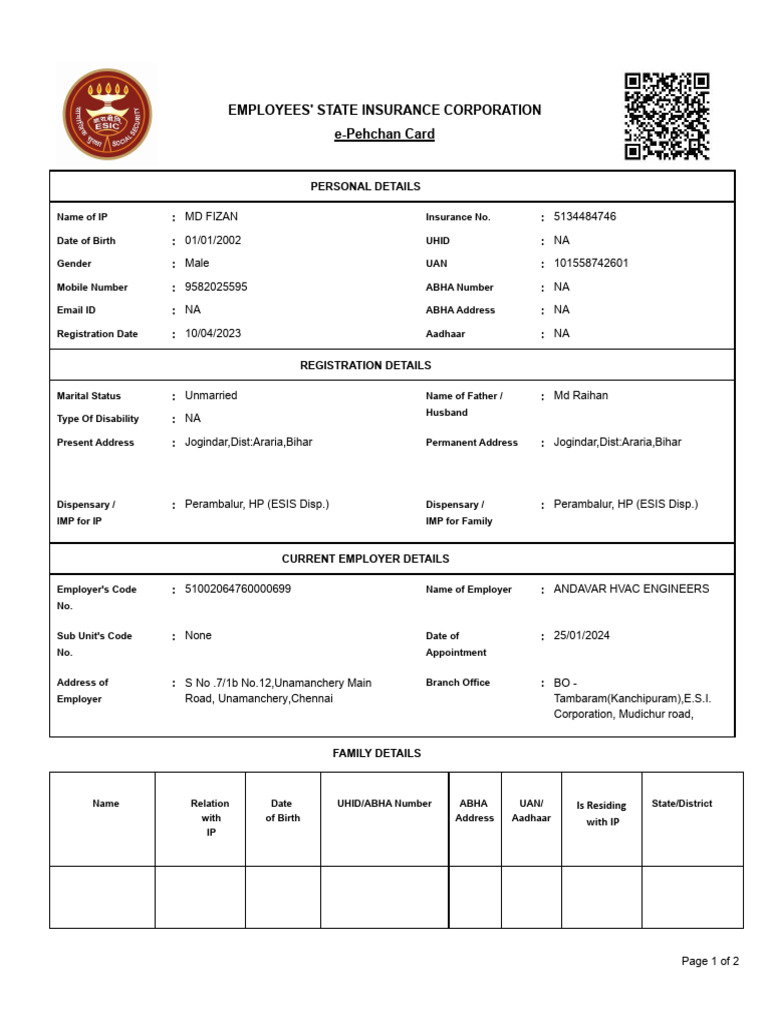 e-Pehchan Card Registration Details | PDF | Social Programs | Social Policy