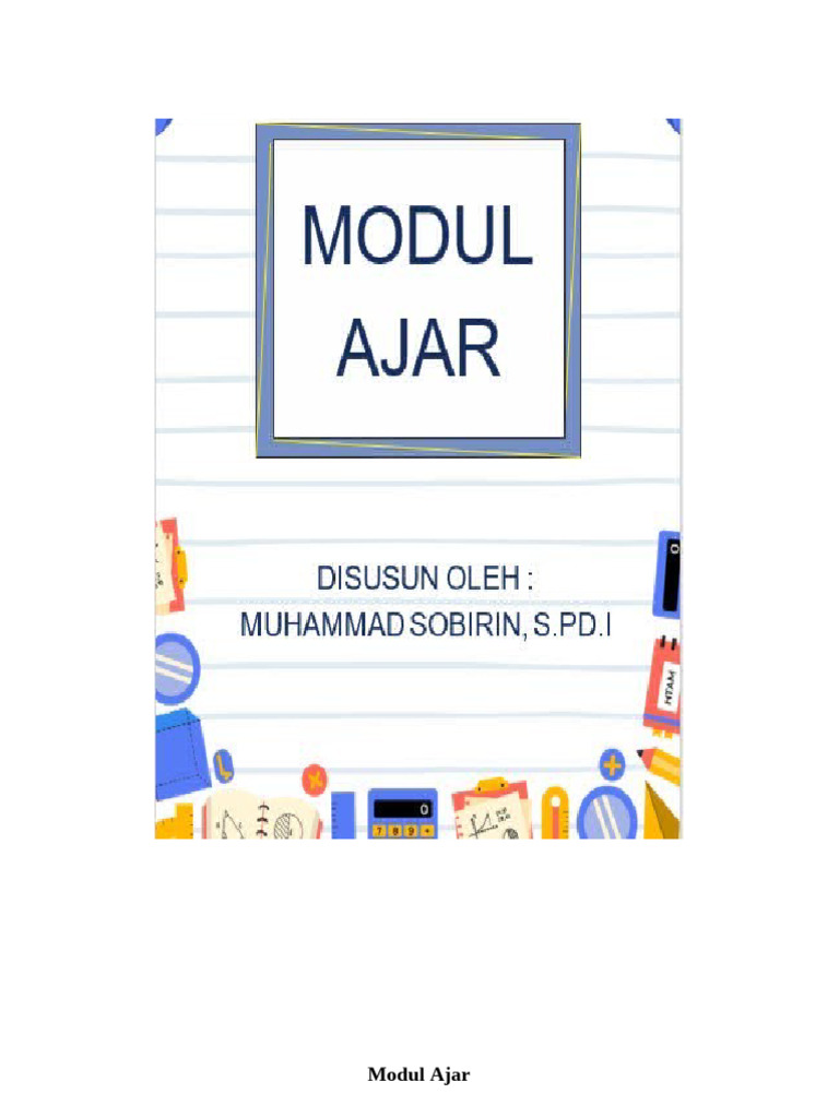Modul Ajar - M.sobirin | PDF