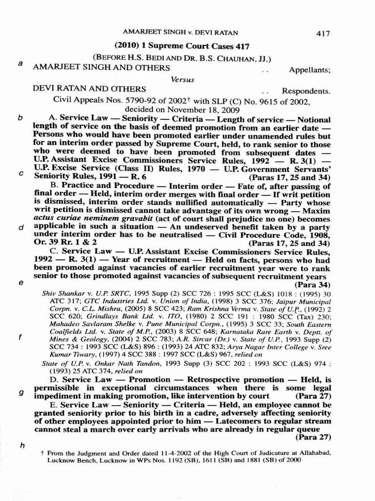 Amarjeet Singh Vs Devi Ratan | PDF | Appeal | Injunction