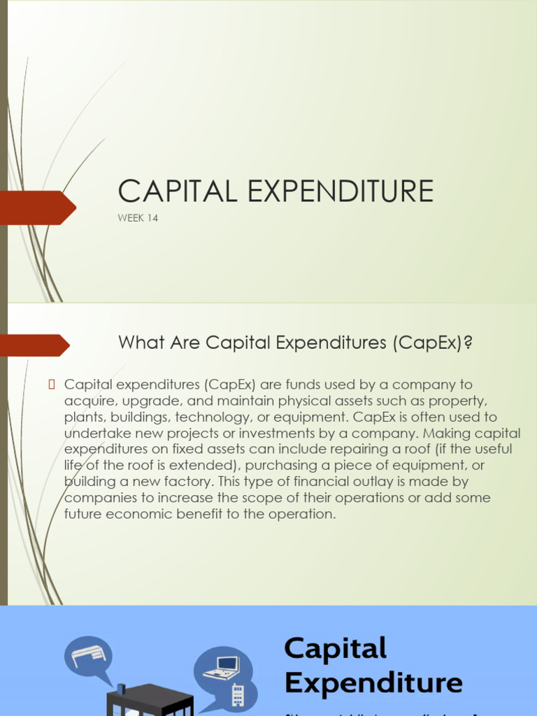 Understanding Capital Expenditures (CapEx) | PDF | Capital Expenditure ...