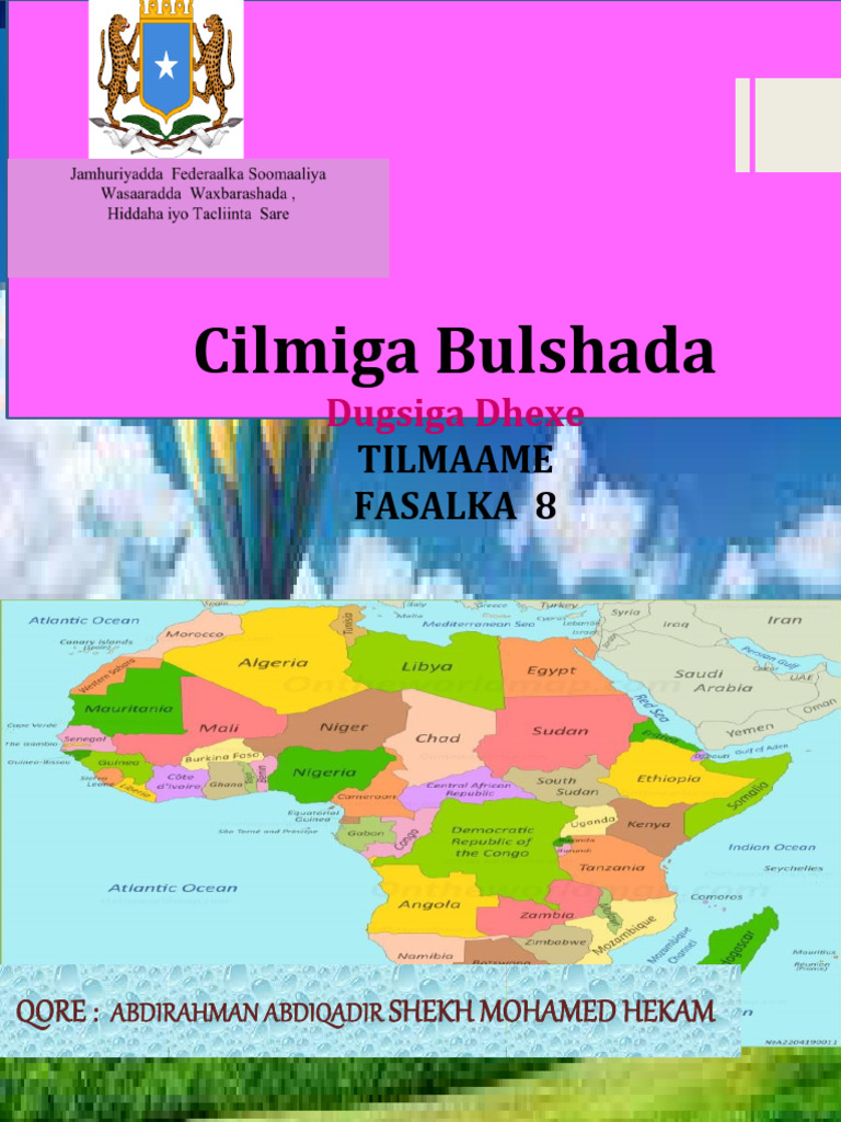 Buuga Cilmiga Bulshada 8aad | PDF