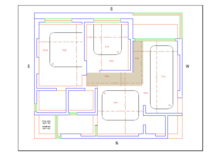 Mr. Vastram Bogra Ceiling Layout 2 | PDF