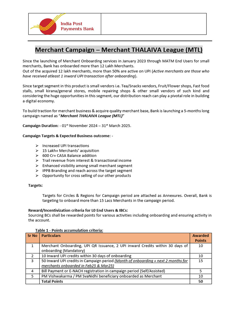 Merchant Campaign - MTL - 01Nov24-31Mar25 - Communication | PDF