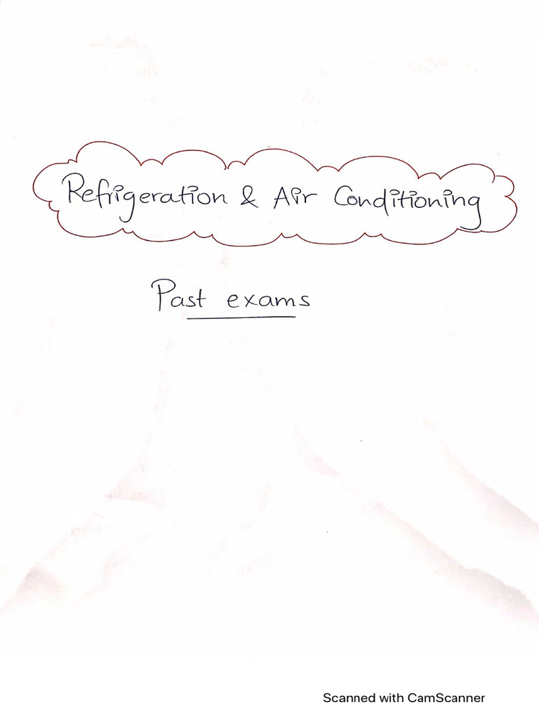 Ref. and AC Midterm Revision | PDF