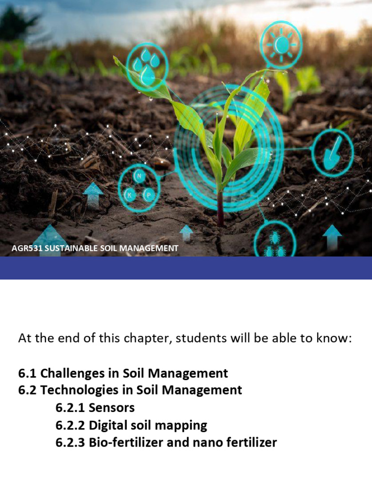 Chapter 6 - Challenges and Technologies in Soil Management | PDF | Soil ...