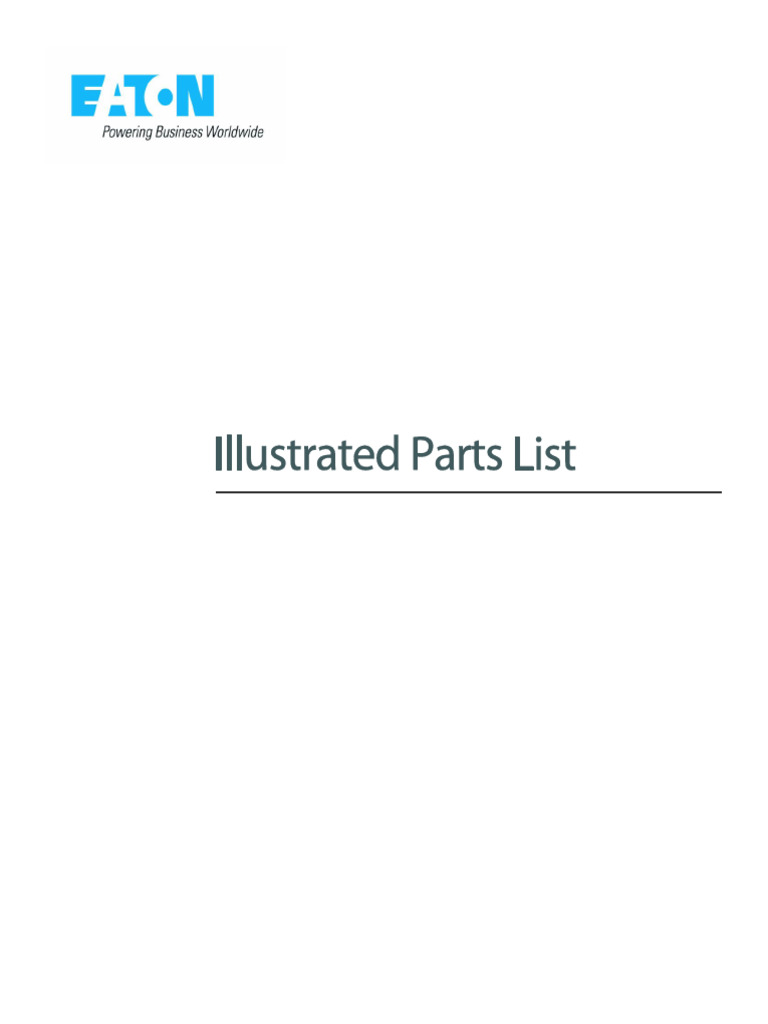 Eaton FSO H6309A LH HH IAS Transmission Model Y06383 Illustrated Parts ...