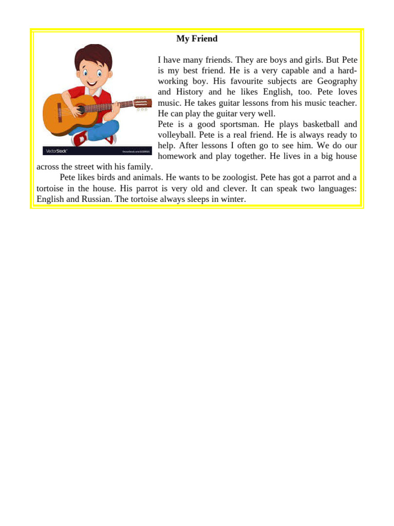 My Friend | PDF
