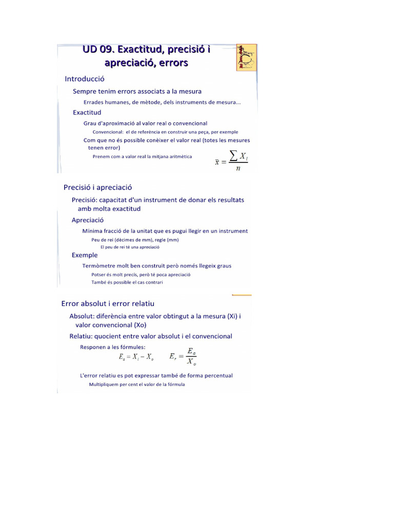 Teoria2 Metrologia | PDF